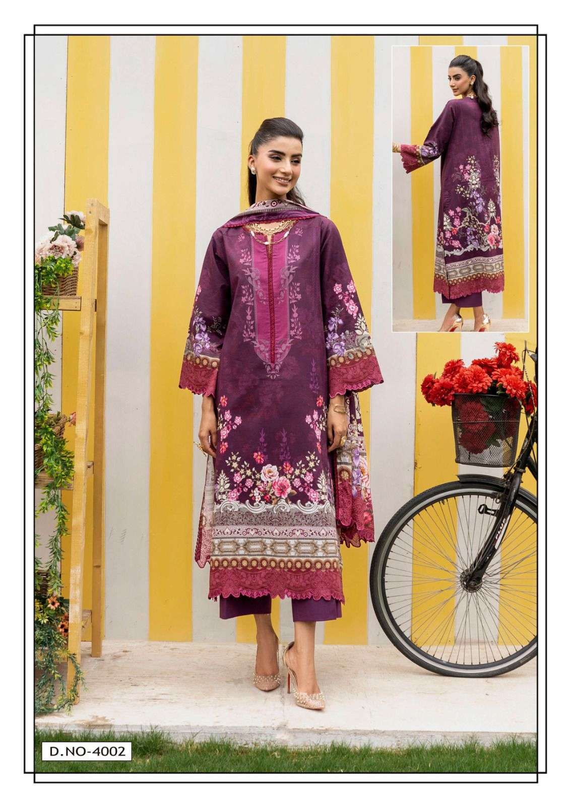 HALA TRADERS ALARA VOL 4 LAWN COTTON DIGITAL KARACHI PRINT SALWAR SUITS ...