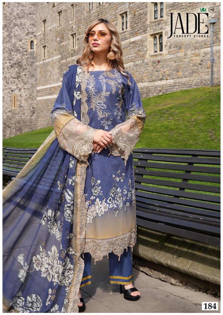 JADE CHEVRON EXCLUSIVE HEAVY COTTON VOL 19 COTTON DIGITAL PRINT SALWAR ...